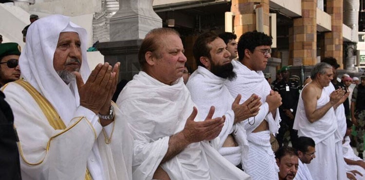 نواز شریف عمرہ ادائیگی اور روضۂ رسولﷺ پر حاضری کے بعد پاکستان روانہ